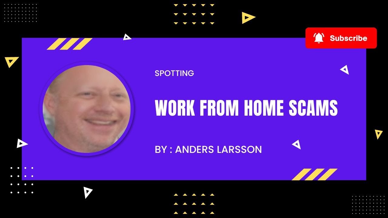 Avoiding work from home job (Scams) and (Spotting) Scammer Tactics ...