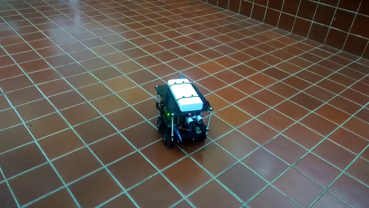 Tracker following robot using Arduino and Ultrasonic sensor - YouTube