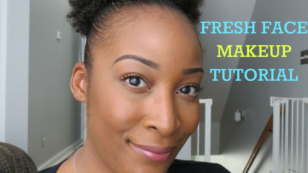 TUTORIAL| Fresh Face Makeup (^ ^) - YouTube