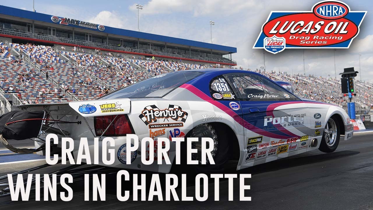 Craig Porter wins Super Gas at Circle K NHRA Four-Wide Nationals - YouTube