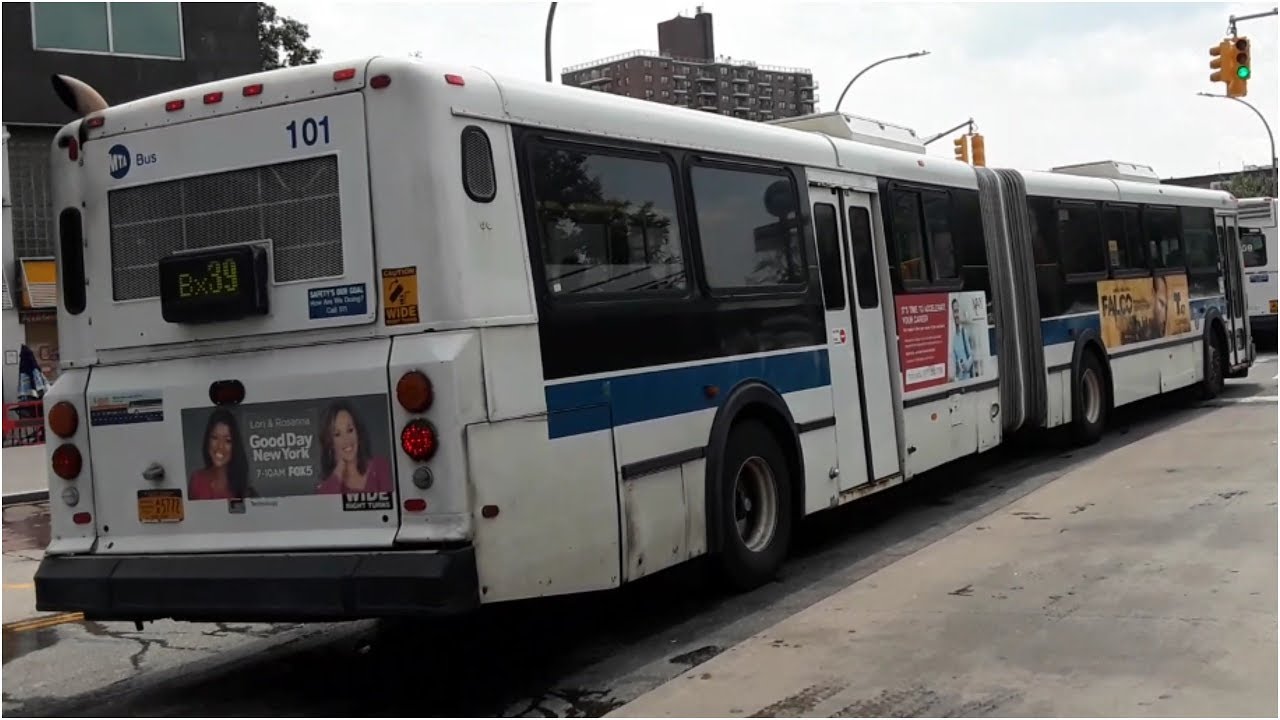 MTA: 2002-2003 New Flyer D60HF's [101/ex-5519]/[5604] Bx15 buses - YouTube