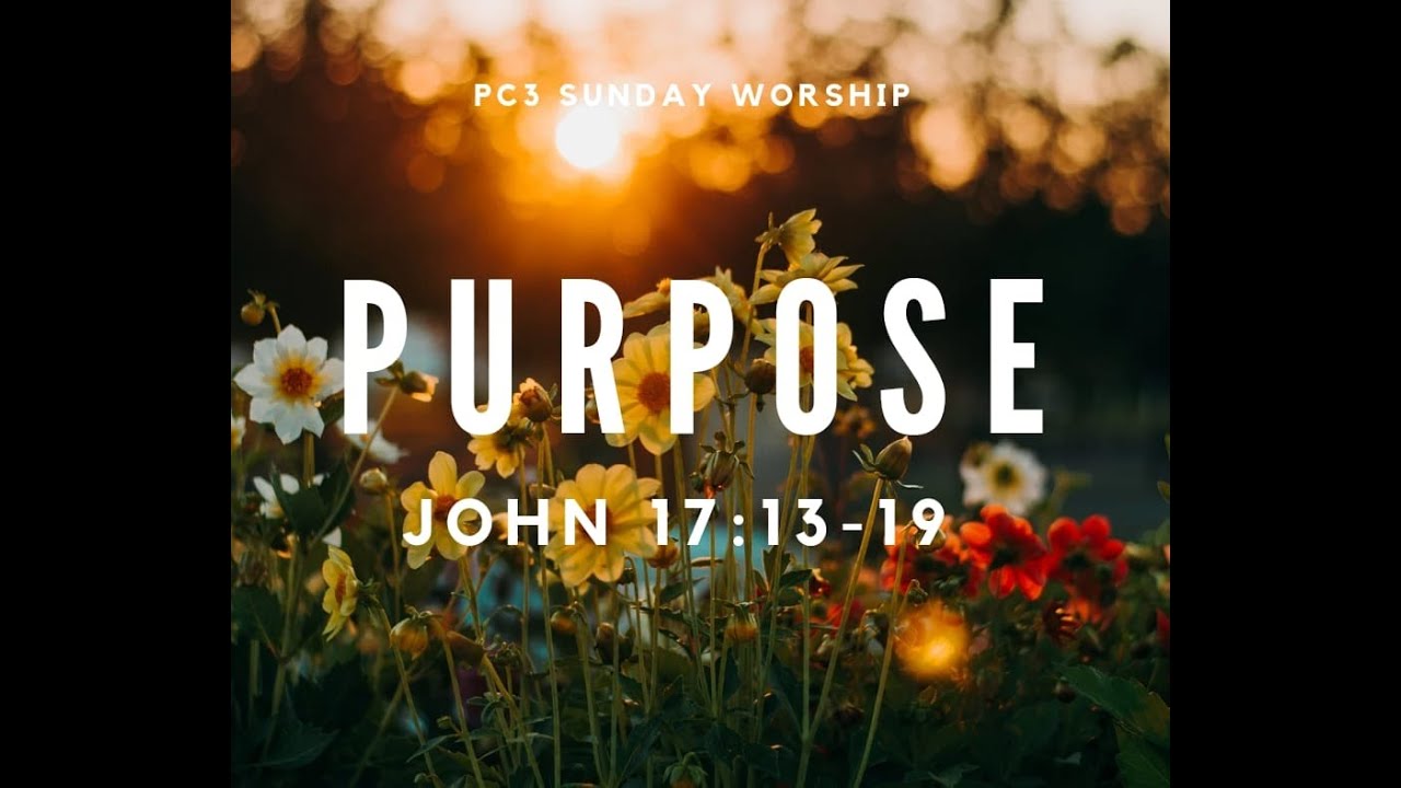 Purpose: John 17:13-19 - Pst. Richard Schoenmaker - YouTube