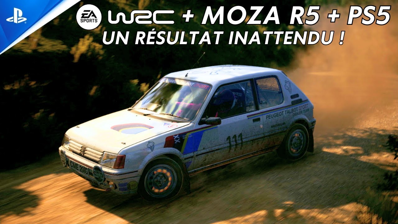 EA WRC - Moza R5 - PS5 : Résultat inattendu ! - YouTube