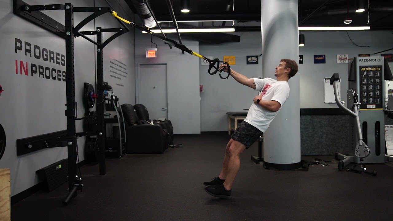 TRX Single Arm Row - YouTube