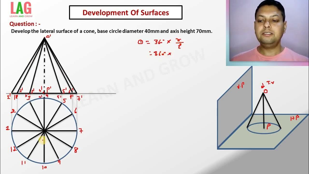 Developement Of Surface | Class : 9 | Engineering Drawing - YouTube