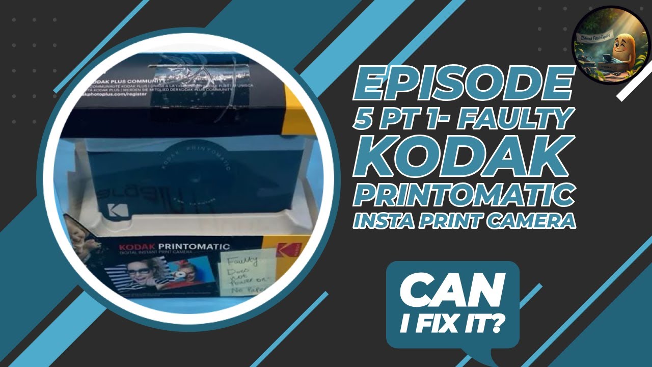 Episode 5 Part 1 - Faulty Kodak Printomatic Insta Print Camera - Can I ...
