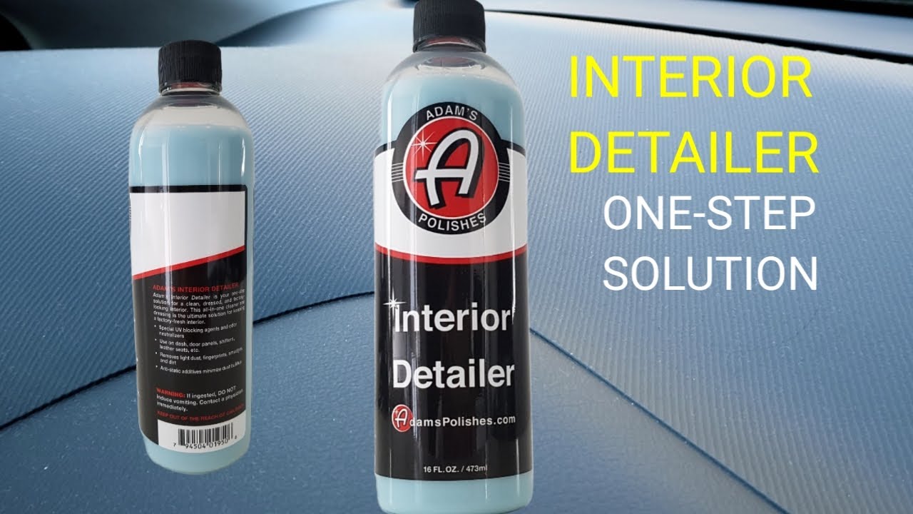 ASMR Adam's Interior Detailer One- Step Solution Full Interior Car ...