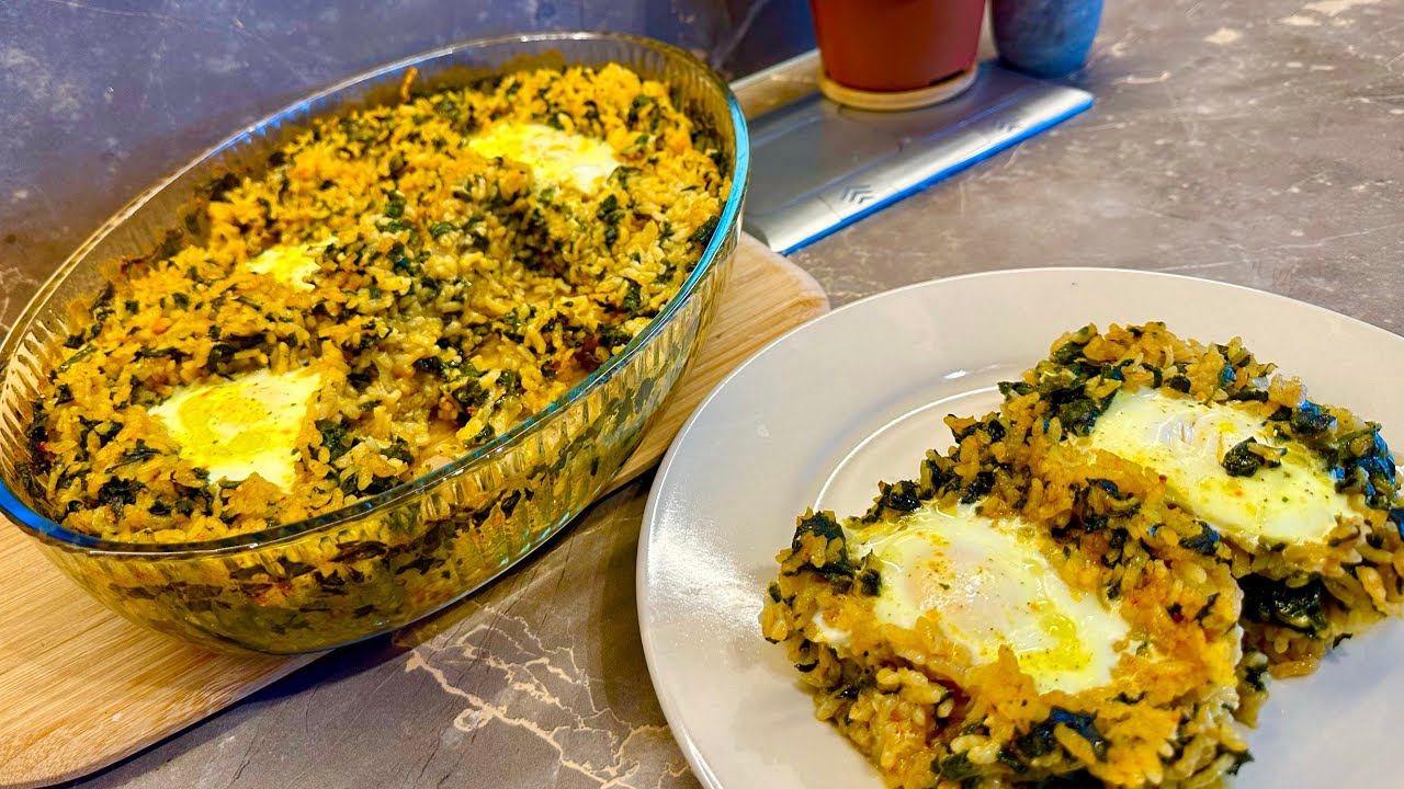 Byrjan receta ( oriz ,spanaq ,veze ) - YouTube