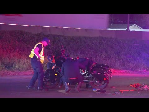 Motorcycle crashes into back of car, driver speeds away, according to ...