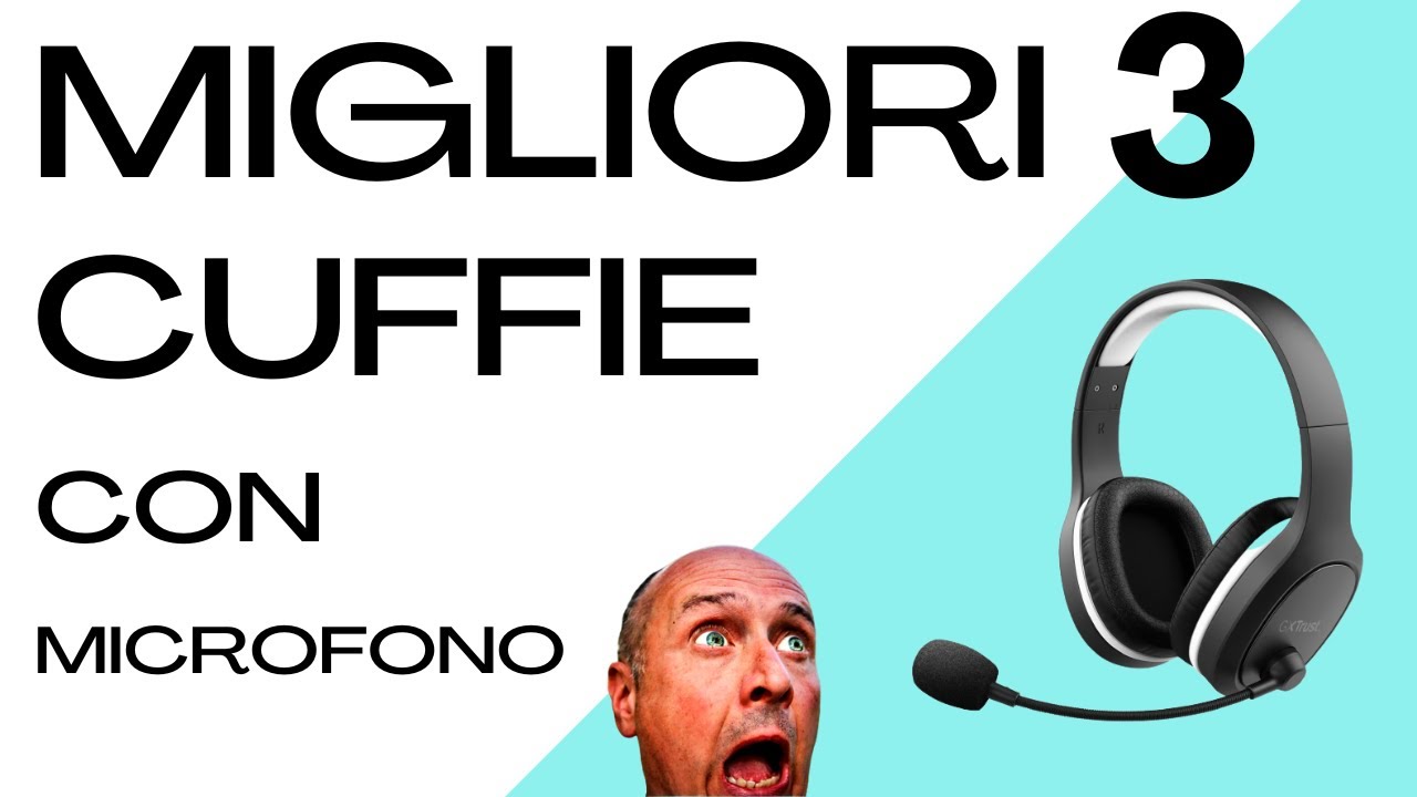 3 MIGLIORI CUFFIE CON MICROFONO (Cuffie per Pc con Bluetooth) - YouTube