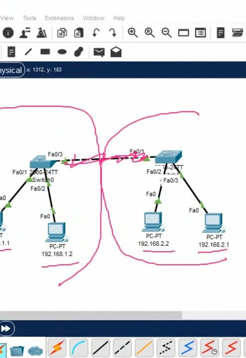 How to make Communication between two computer | Networkforyou #shorts - YouTube