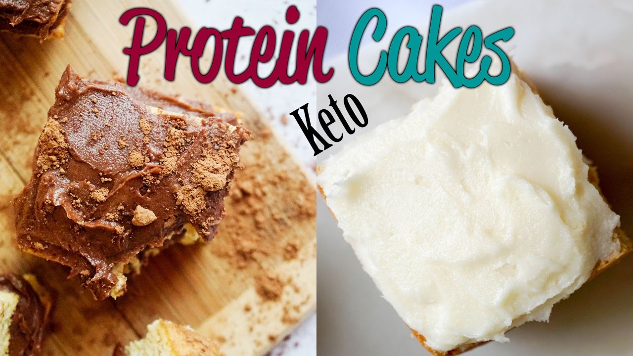 Keto Protein Cakes | Low Carb High Fat | Chocolate and Vanilla Low Carb ...