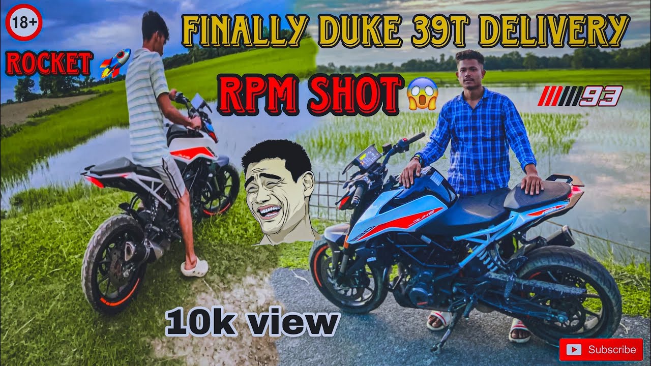 Finally My duke 390 delivery Lolu 🥳💥🚀|| duke 390 rpm shot 🥵|| # ...