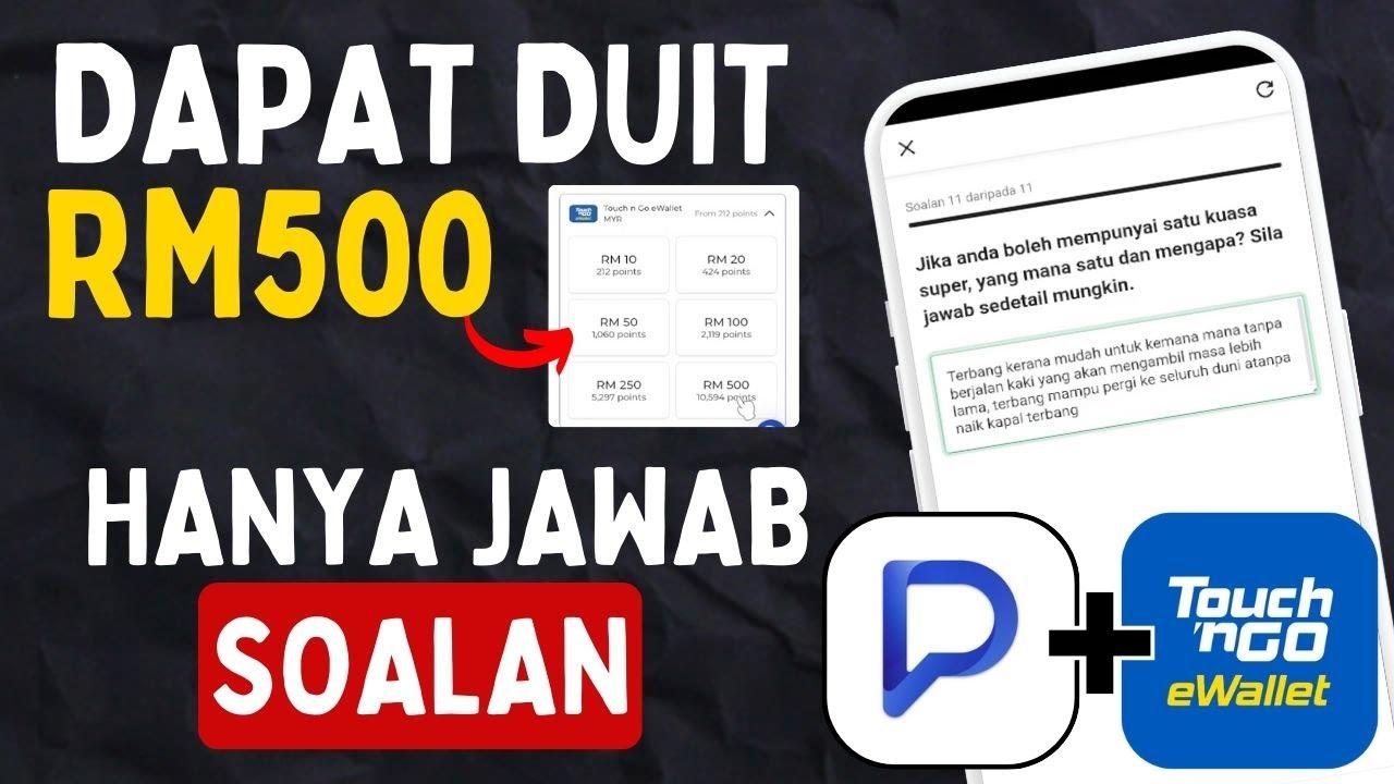 DAPAT DUIT - Cuma Jawab Soalan Mudah!! Cara Mendapatkan Duit Dari ...