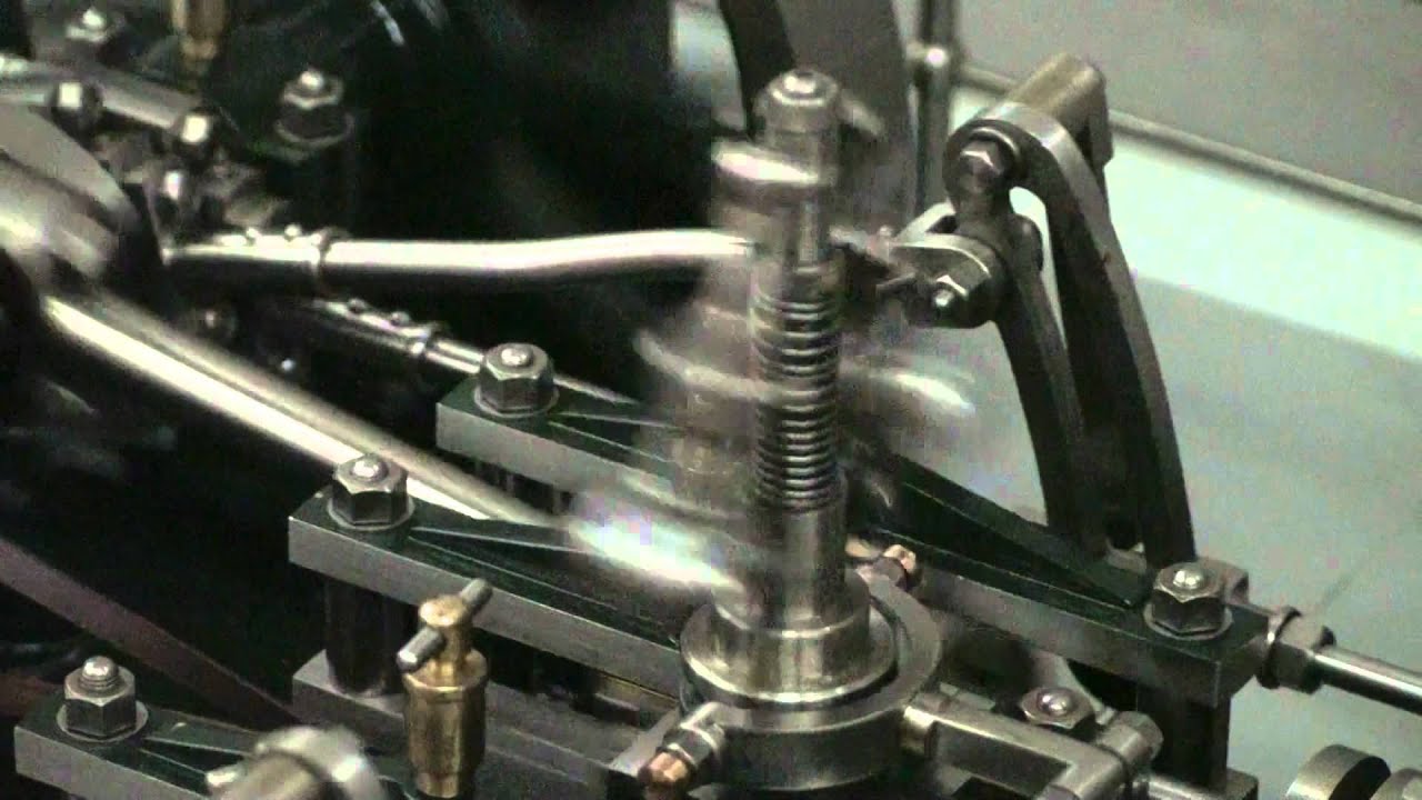 Two Cylinder Steam Engine Model - YouTube