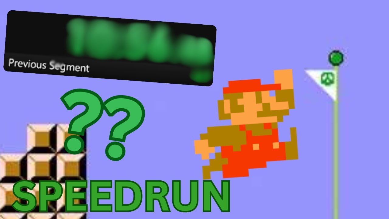Super Mario Bros. Speedrun Attempt 2 - YouTube