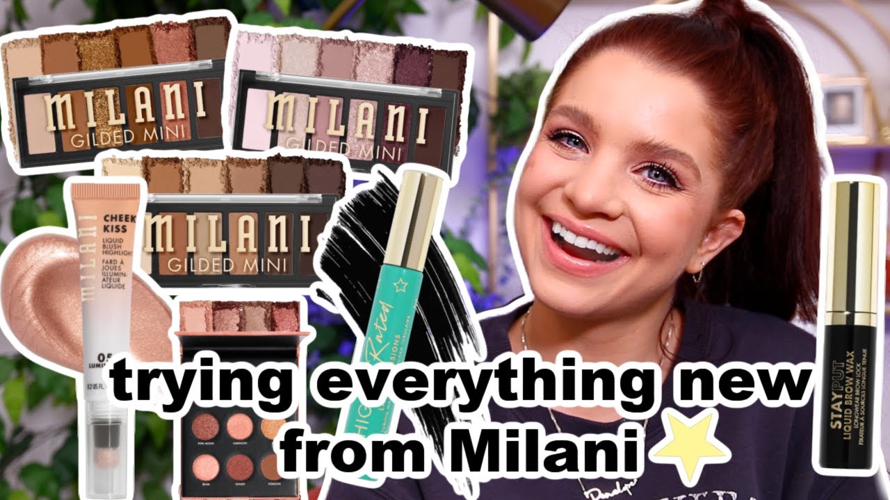 NEW MAKEUP FROM MILANI LUMINOSO COLLECTION, MINI PALETTES & MORE - YouTube