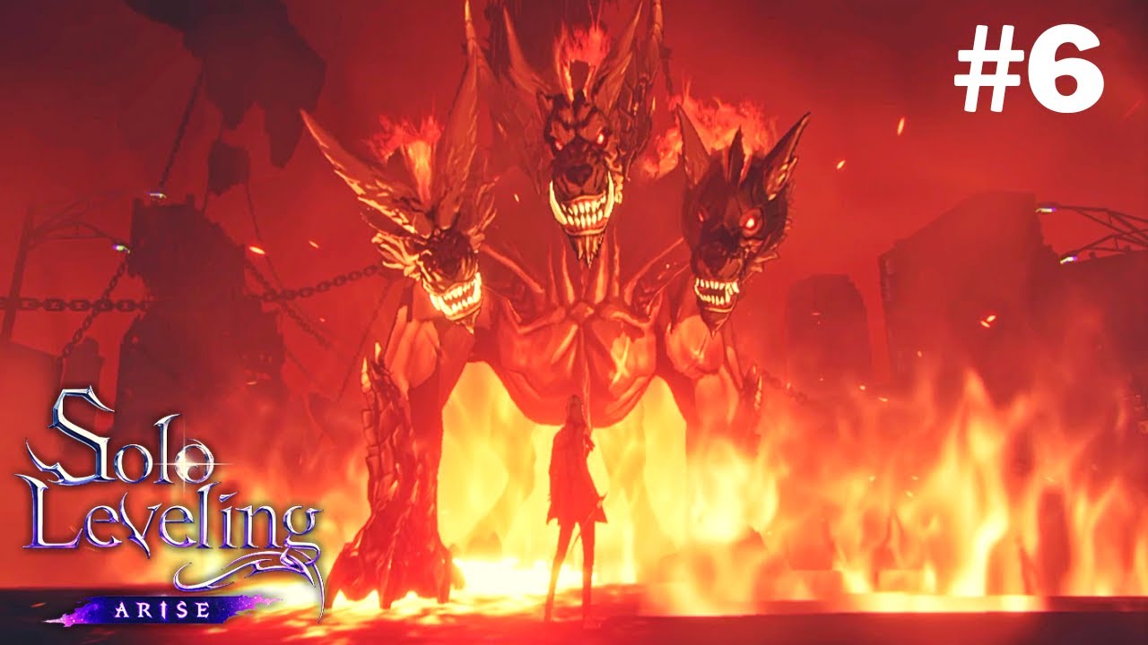 Taking on Cerberus, the Gatekeeper of Hell, in Solo Leveling: Arise ...