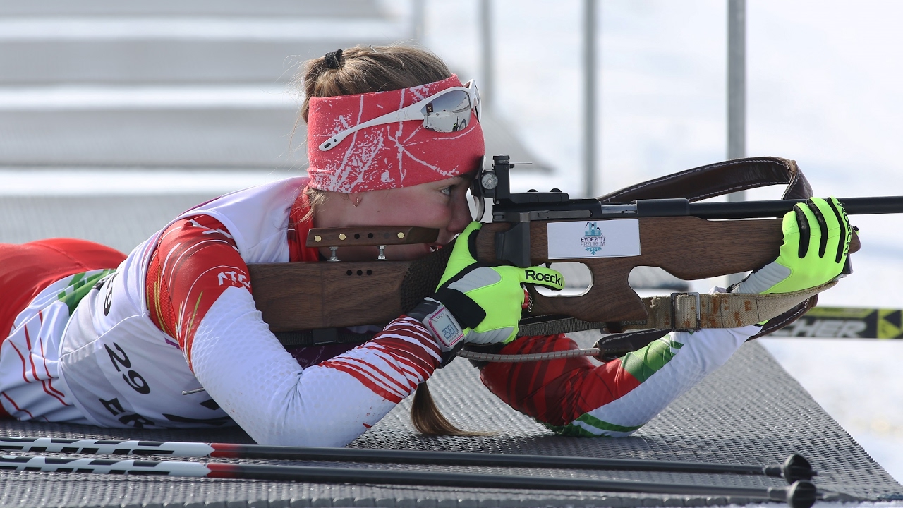 Day 2 | Biathlon Girls 6 Km Sprint - Highlights - YouTube