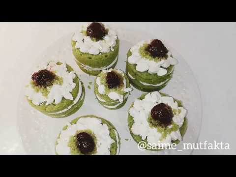 Ispanaklı Mini Pasta Tarifi 🎂🍰