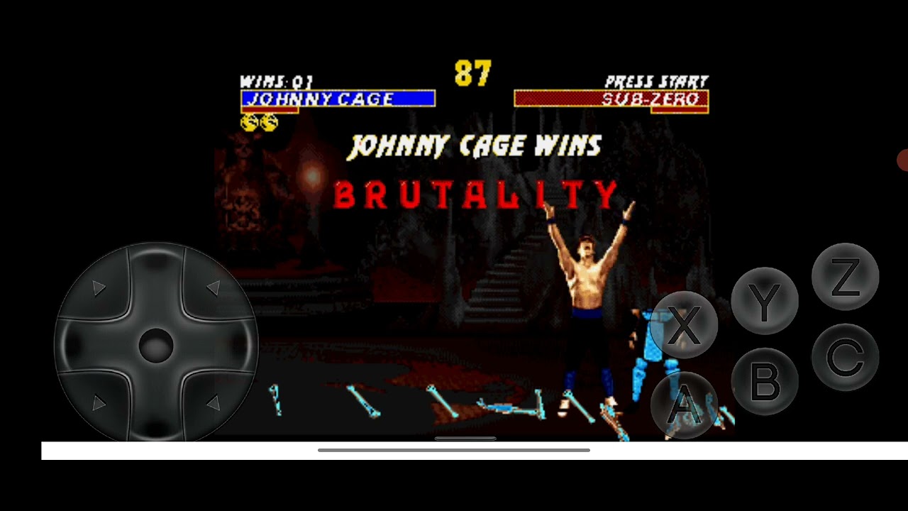 Ultimate Mortal Kombat Trilogy Johnny Cage MK2 vs Sub-Zero MK2 and Ermac Very Hard - YouTube