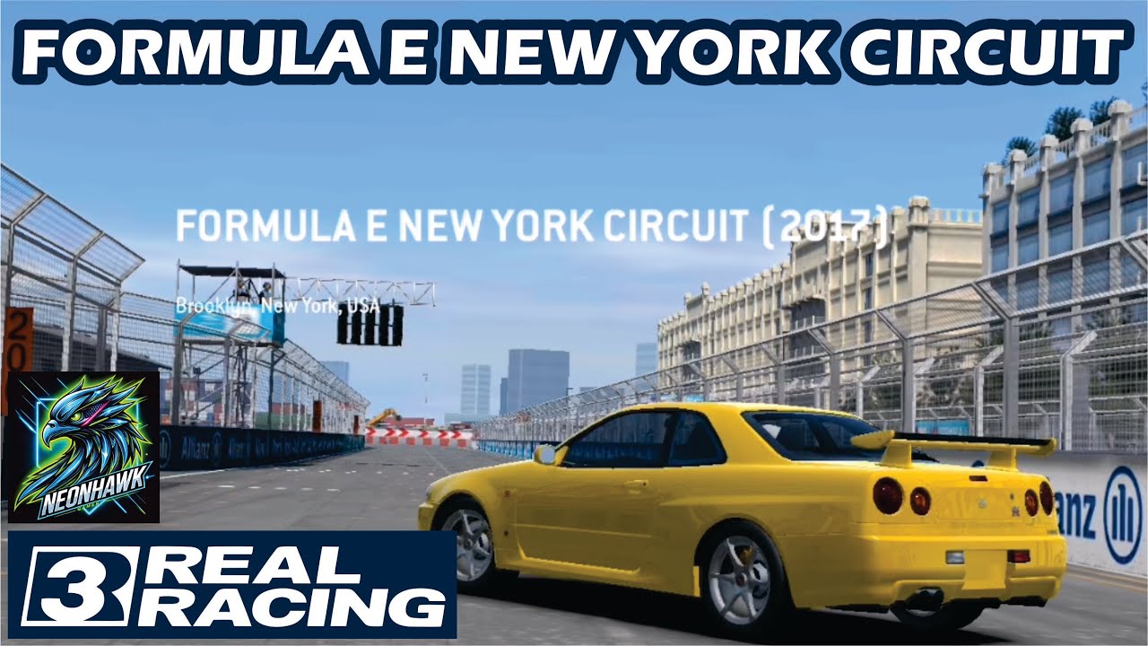 Real Racing 3 | FORMULA E NEW YORK CIRCUIT RACE | Game Play | Neon Hawk ...