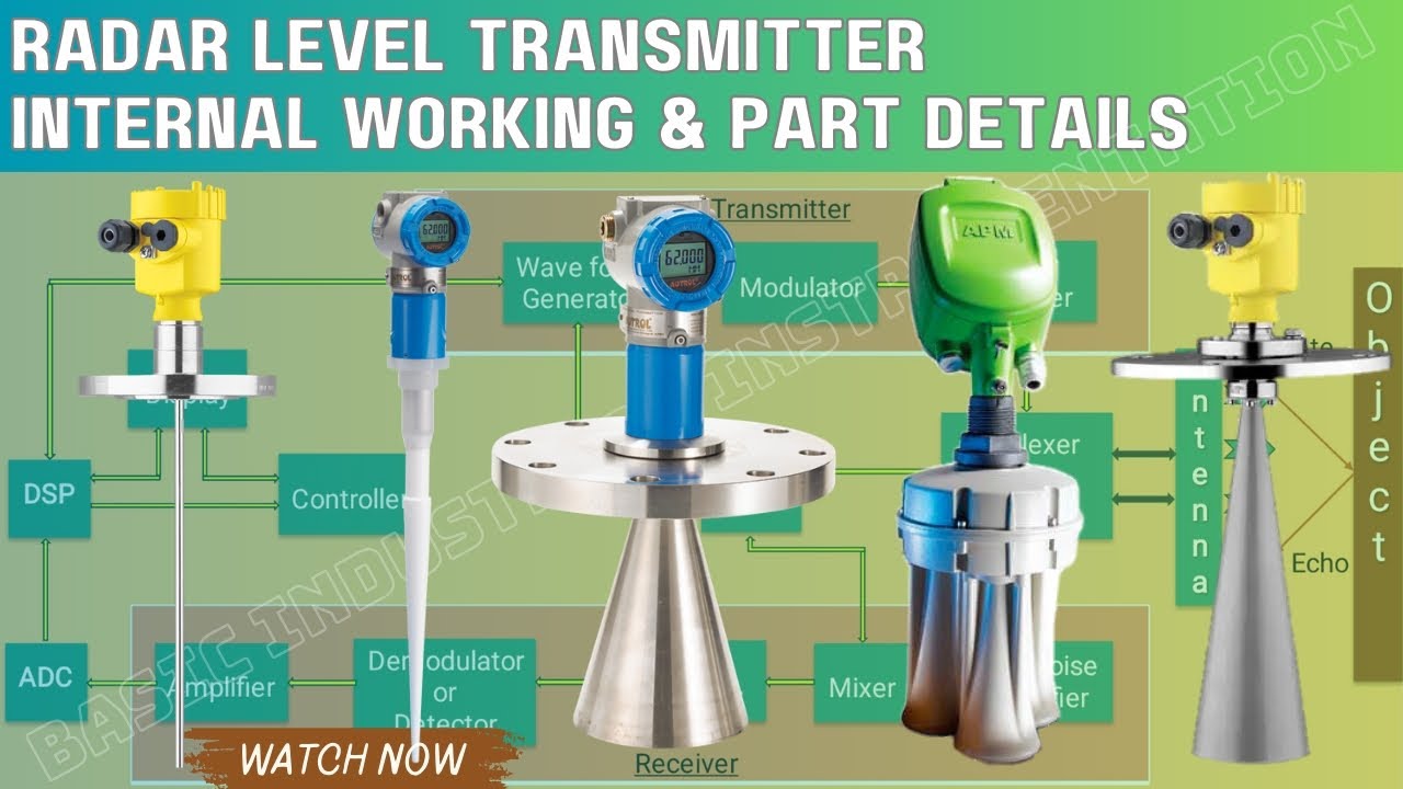 RADAR Level Transmitter Internal working & parts details #transmitter # ...
