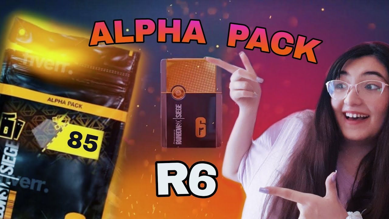 85 R6 alpha pack 🏻 کلی الفا پک رینبو باز کردیم!🍟😃 - YouTube