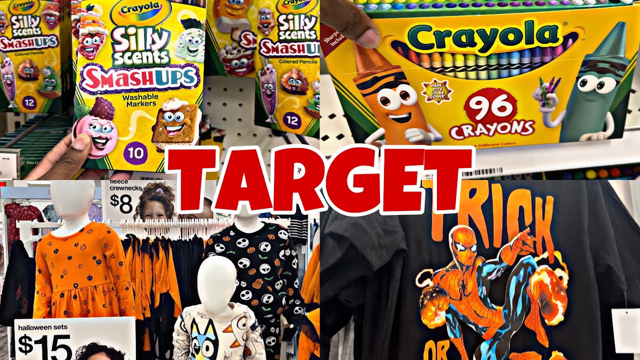 COME TARGET SHOPPING WITH US | GREAT SCHOOL SUPPLIES ️ + CLOTHING HAUL😆 ...