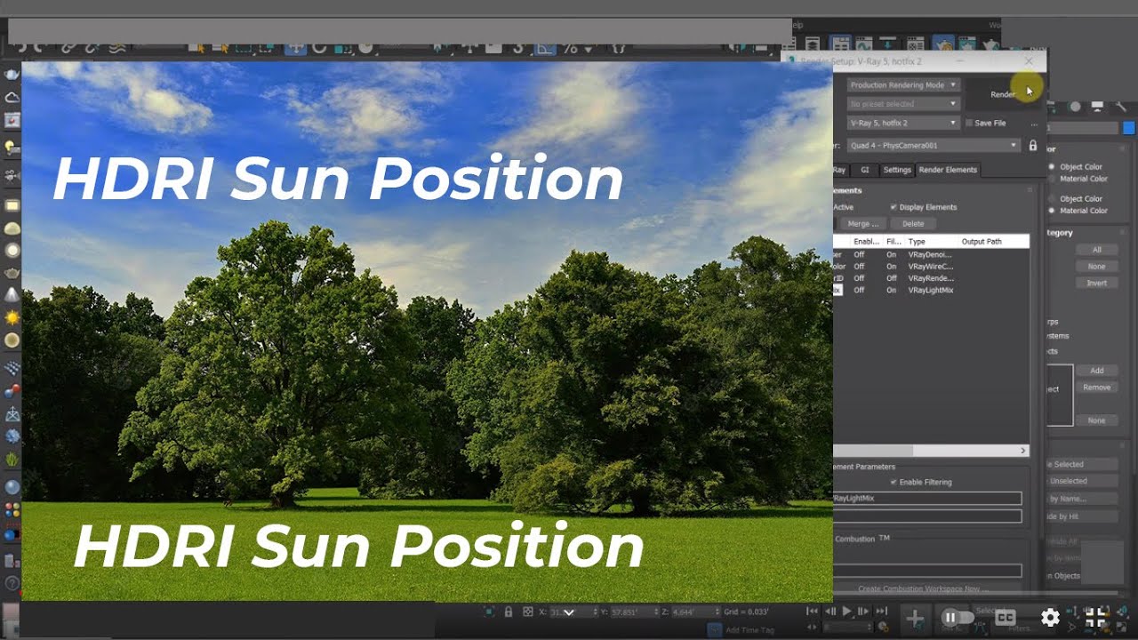 HDRI Sun Position Change in 3ds Max Bangla Tutorial | Shadin Creative ...