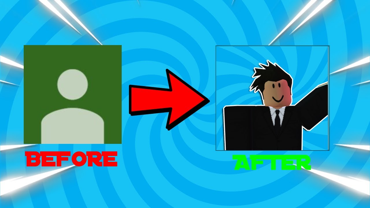 HOW TO CREATE YOU OWN ROBLOX PROFILE PICTURE FOR FREE! (2022) (Simple ...