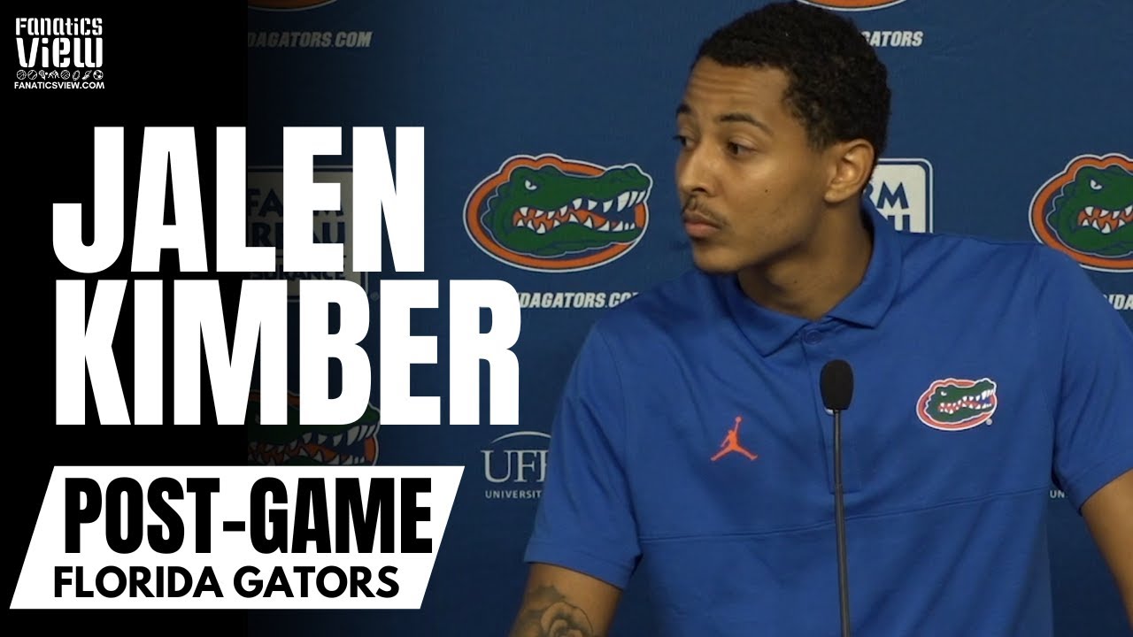 Jalen Kimber Reacts to Playing With a Broken Hand & Florida Gators Win ...