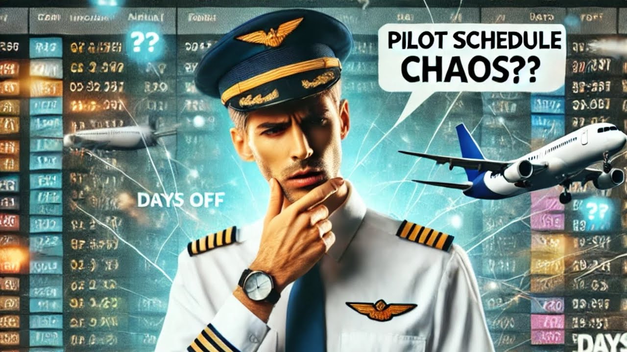Airline Pilot Schedule: How We Pick Flights & Days Off - YouTube