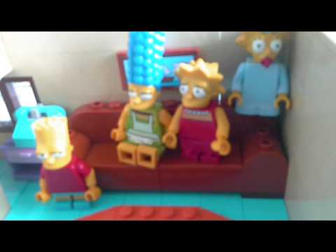 Lego Simpsons couch gag! - YouTube