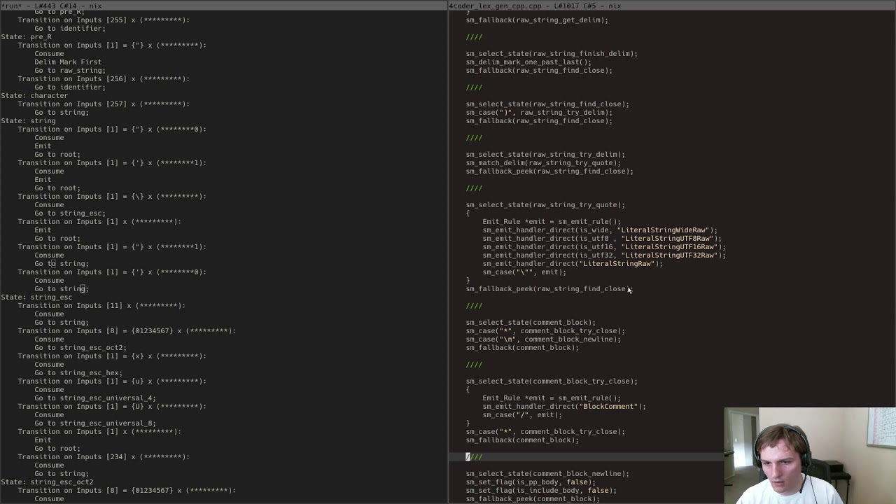 4coder Lexer Ep. 11: Debugging the Model Simplifications - YouTube
