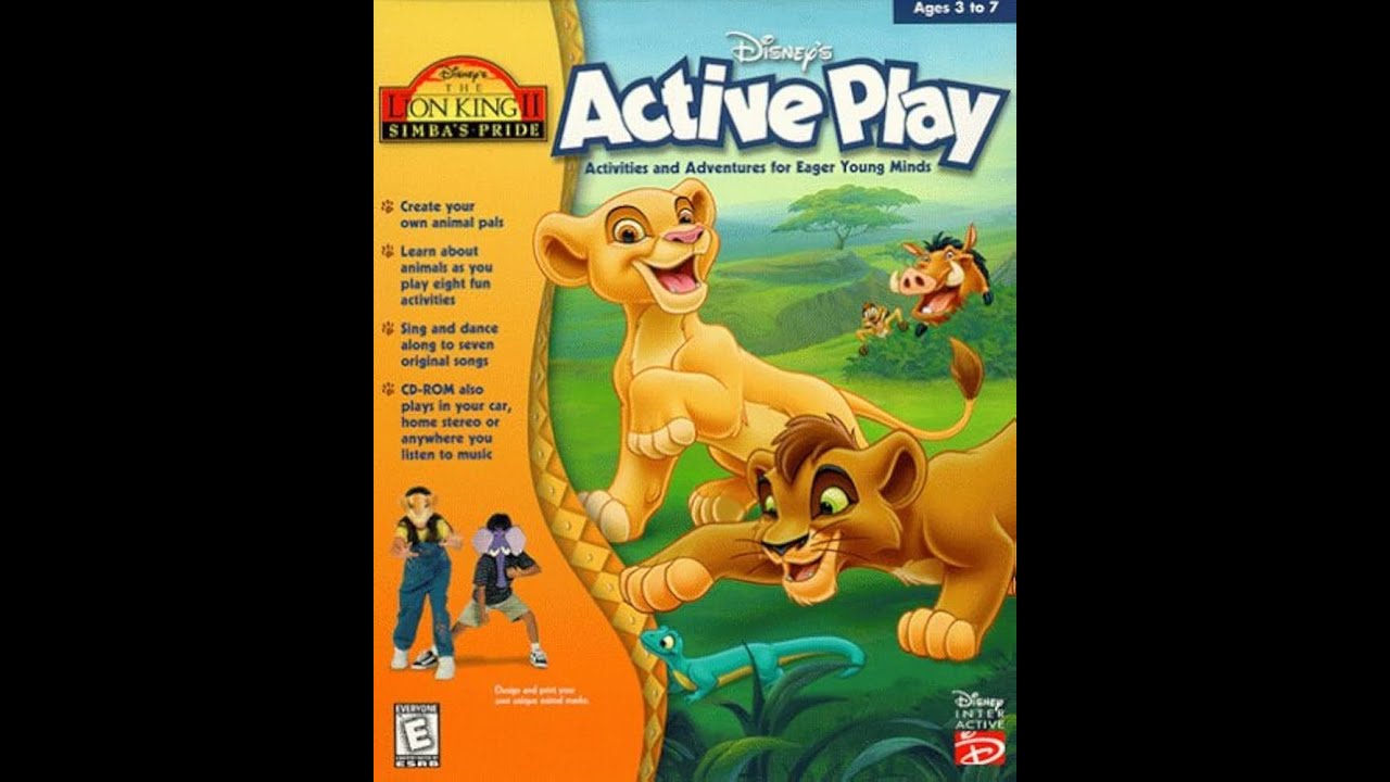 Opening To The Lion King II Simba's Pride Active Play 1998 PC CD-Rom - YouTube