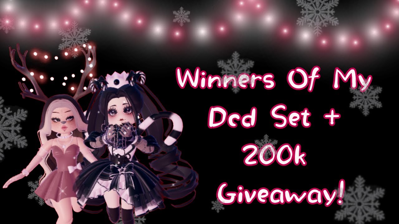 WINNERS OF MY DECEMBER DREAM SET + 200K GIVEAWAY! - YouTube