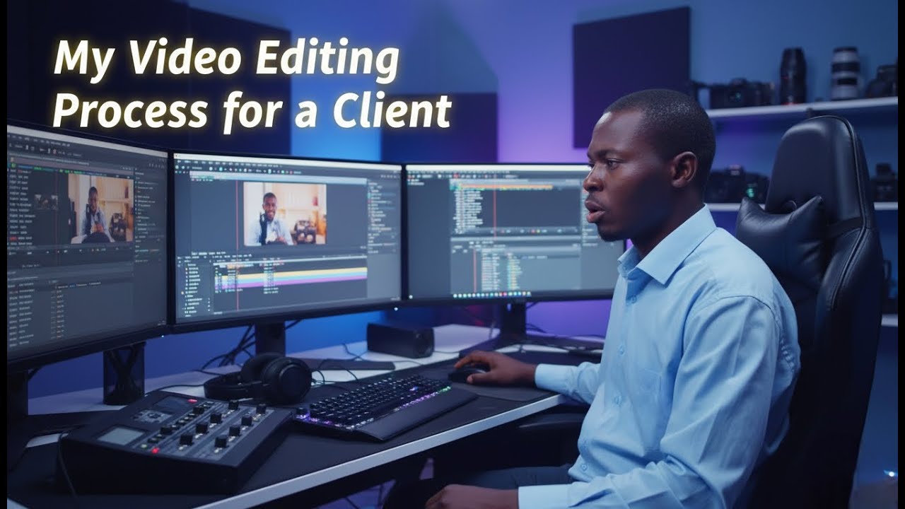 My Full Video Editing Process for a Client || Behind the Scenes of a ...