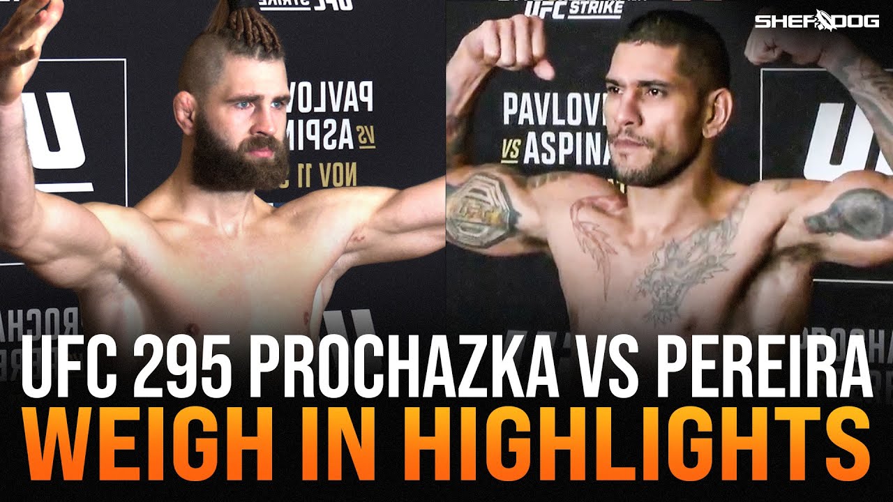 UFC 295: Prochazka vs. Pereira | Weigh In Highlights - YouTube