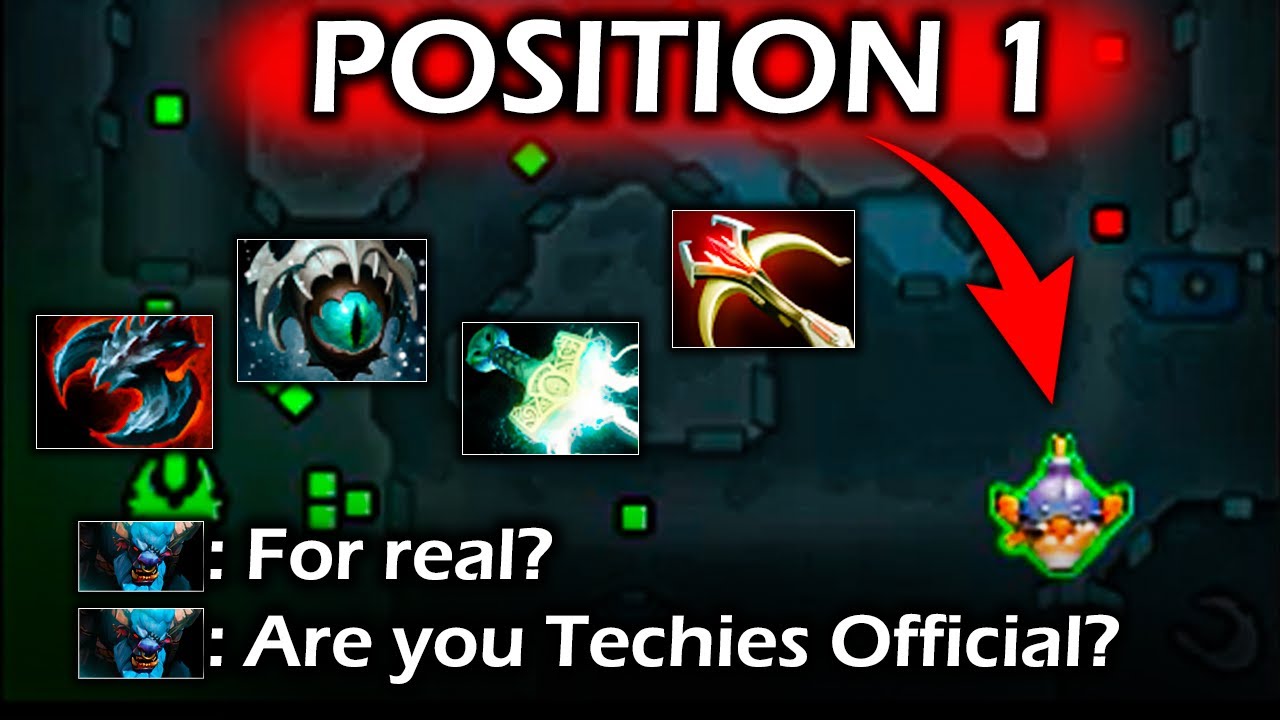 Techies Official POSITION 1 Techies in 7.33d | Valve really created a new HARD CARRY HERO - YouTube