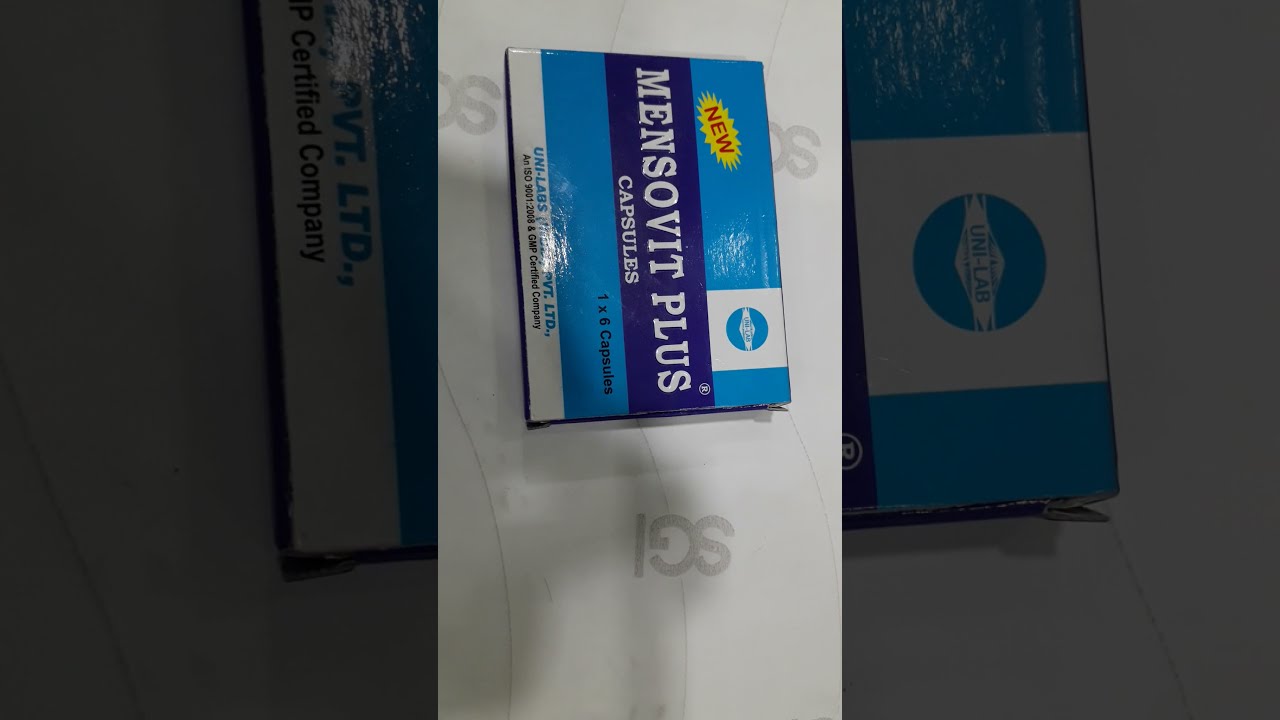 mensovit plus capsules - YouTube