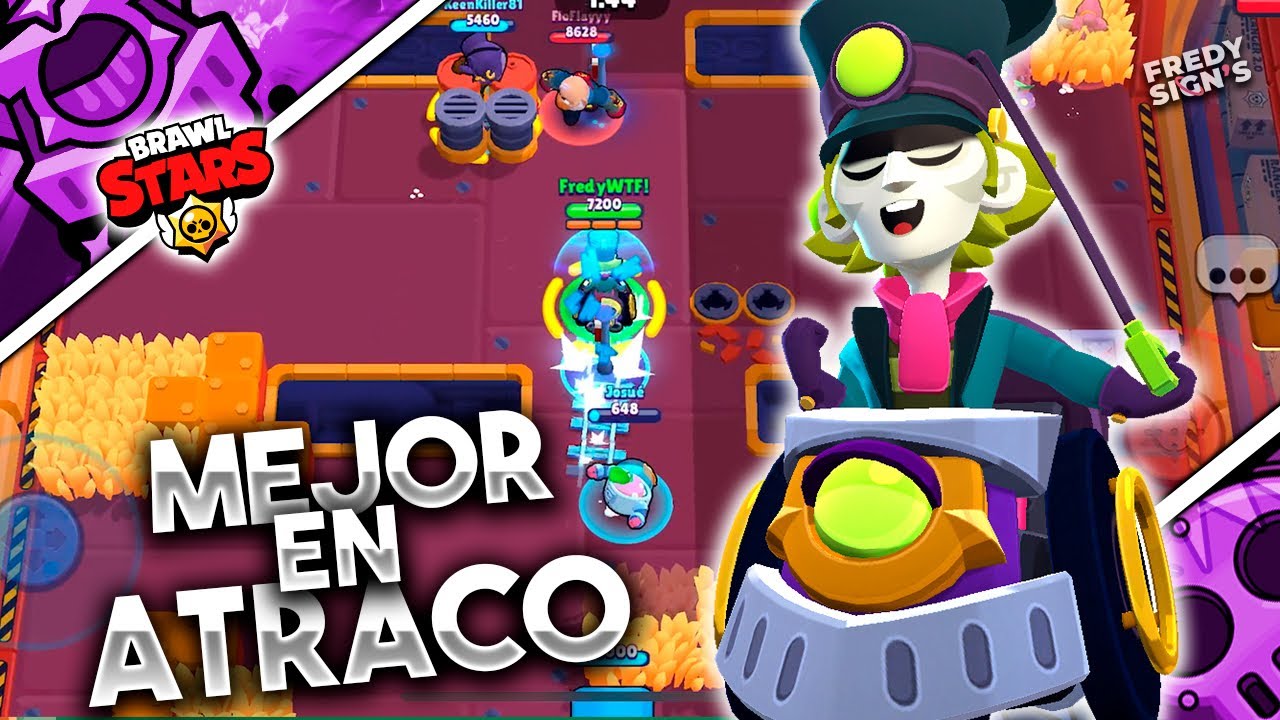 CHUCK ES EL MEJOR BRAWLER PARA GANAR EN ATRACO | BRAWL STARS - YouTube