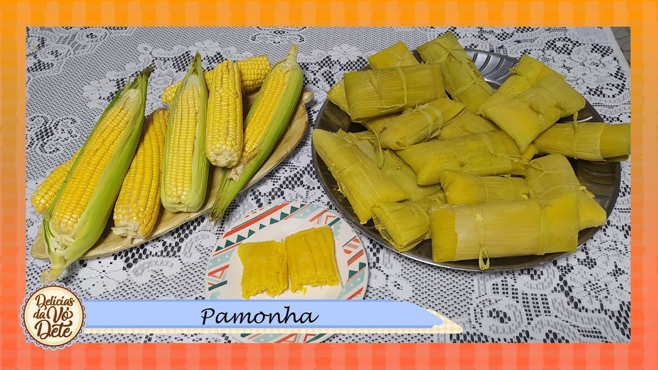 Receita Pamonha De Milho Verde - Muito Fácil de fazer e fica uma ...