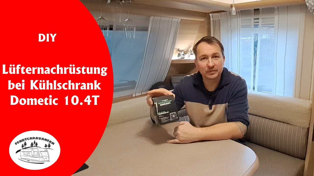 DIY Nachrüstung eines Lüfters für Dometic RML 10.4T Absorberkühlschrank ...