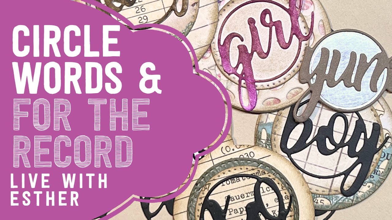 Circle Words & For the Record | LIVE with Esther - YouTube
