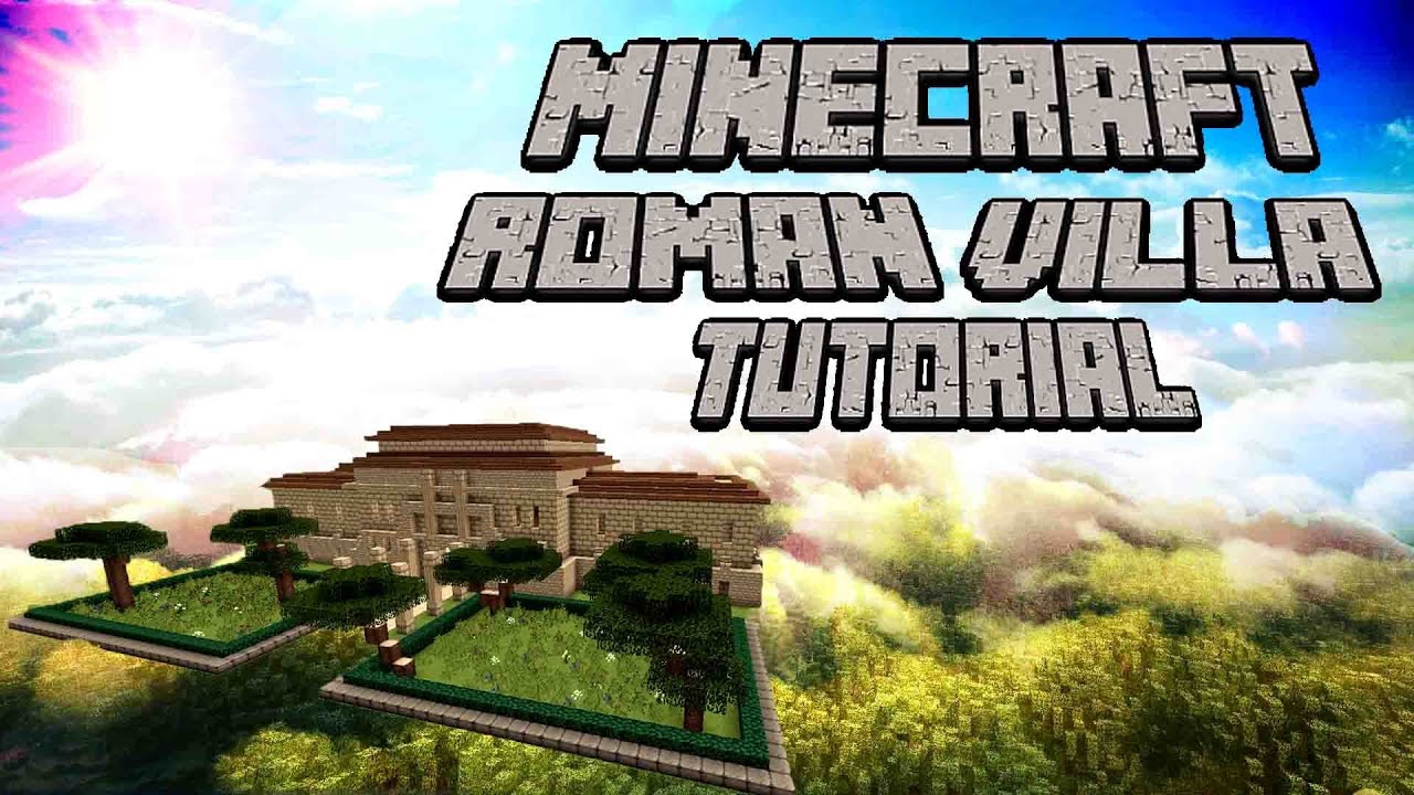 Minecraft Roman Villa Tutorial (Part 5) - YouTube