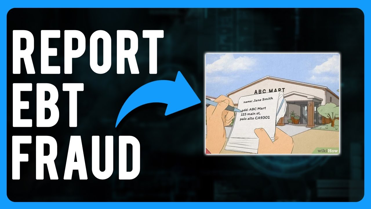 How to Report EBT Fraud (Food Stamp Fraud) - YouTube