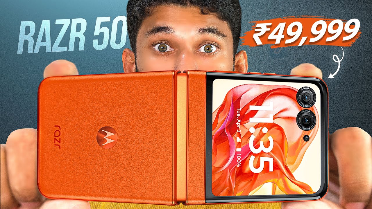 I Tried the Most Affordable Folding Phone Ft. Motorola Razr 50 - YouTube