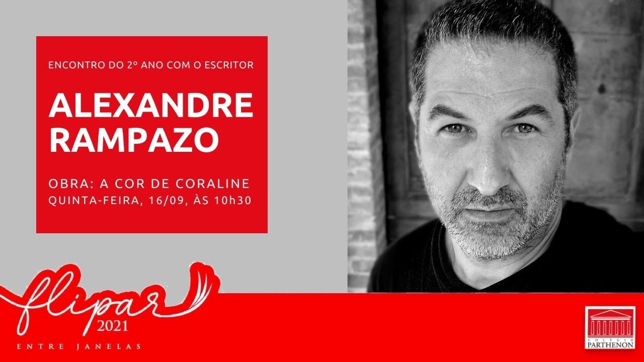 Encontro do 2º ano com o escritor Alexandre Rampazo - FLIPAR 2021 - YouTube
