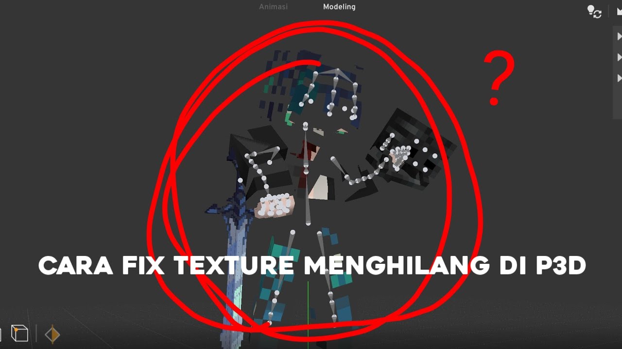 cara nge fix texture menghilang saat digerakkan | prisma3d minecraft ...